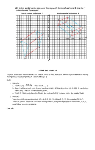 Latihan Soal Matematika dan Fisika Tentang Transformasi | PDF