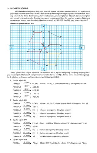 Latihan Soal Matematika dan Fisika Tentang Transformasi | PDF