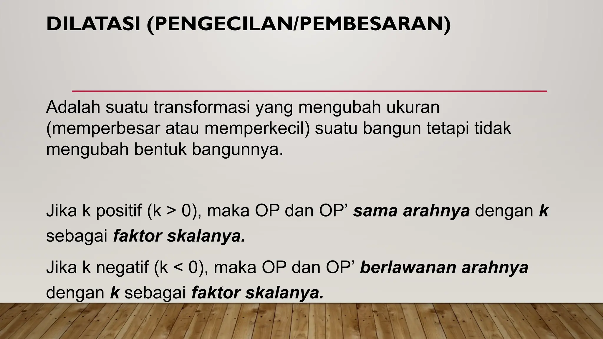 Transformasi geometri sederhana. Jenis-jenis | PPT