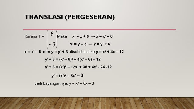 Transformasi geometri sederhana. Jenis-jenis | PPT