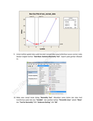 Transformasi box-cox | PDF
