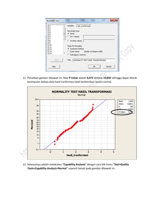 Transformasi box-cox | PDF
