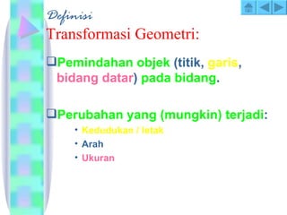 Transformasi 2 | PPT