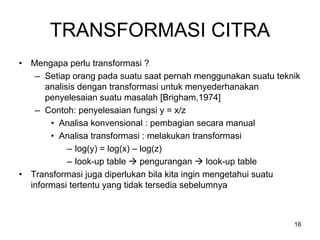 Transformasi citra | PDF