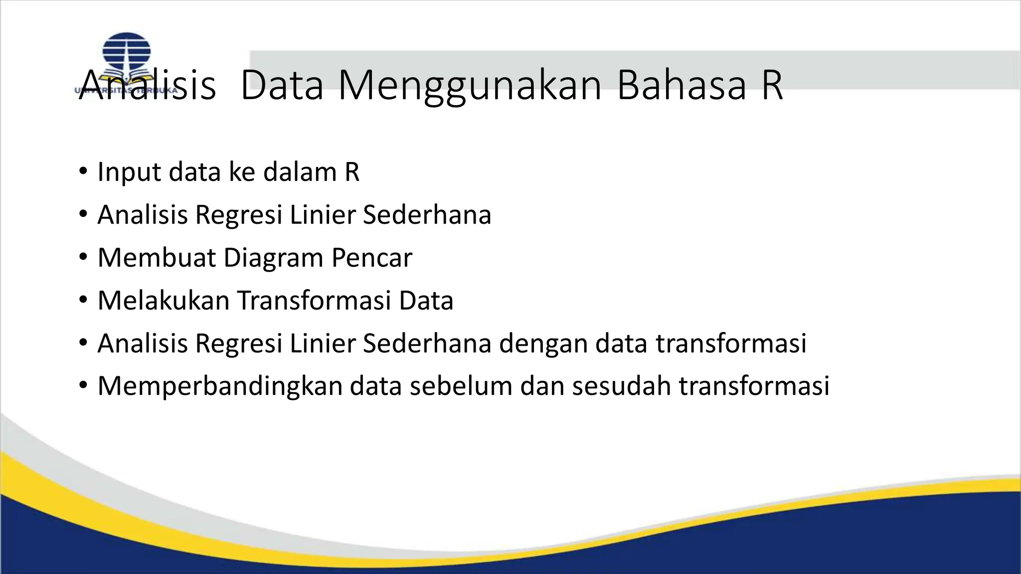 Transformasi Data pada Analisis Visualisasi Data | PDF