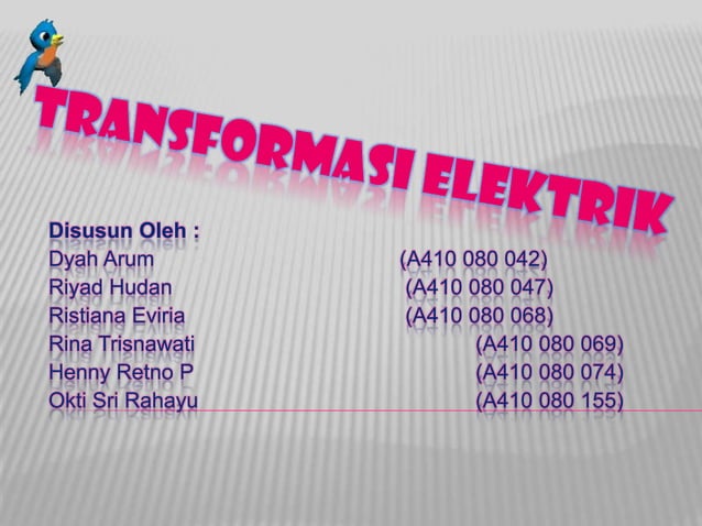 Transformasi elektrik | PPTX
