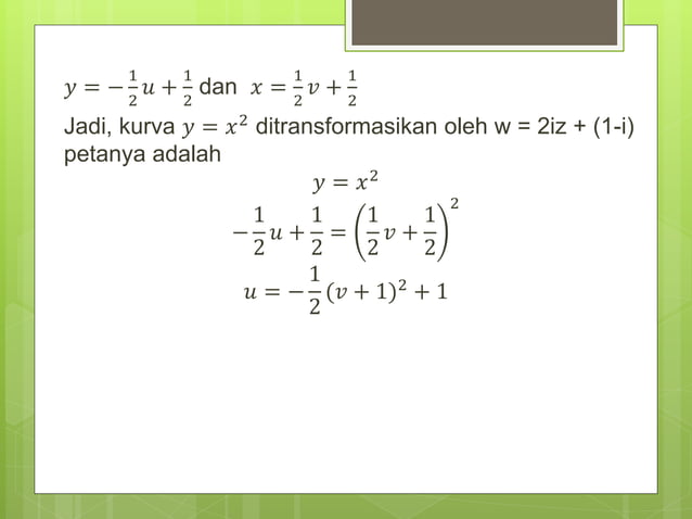 Transformasi elementer | PPTX