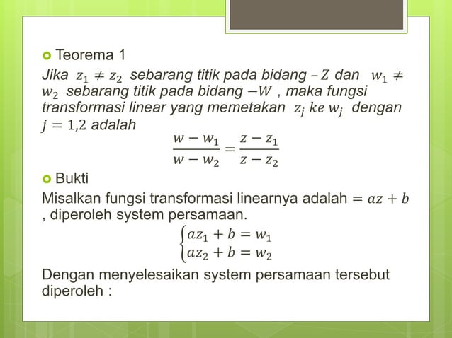 Transformasi elementer | PPTX