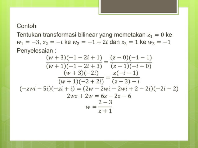 Transformasi elementer | PPTX