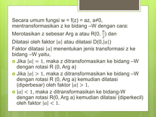 Transformasi elementer | PPTX
