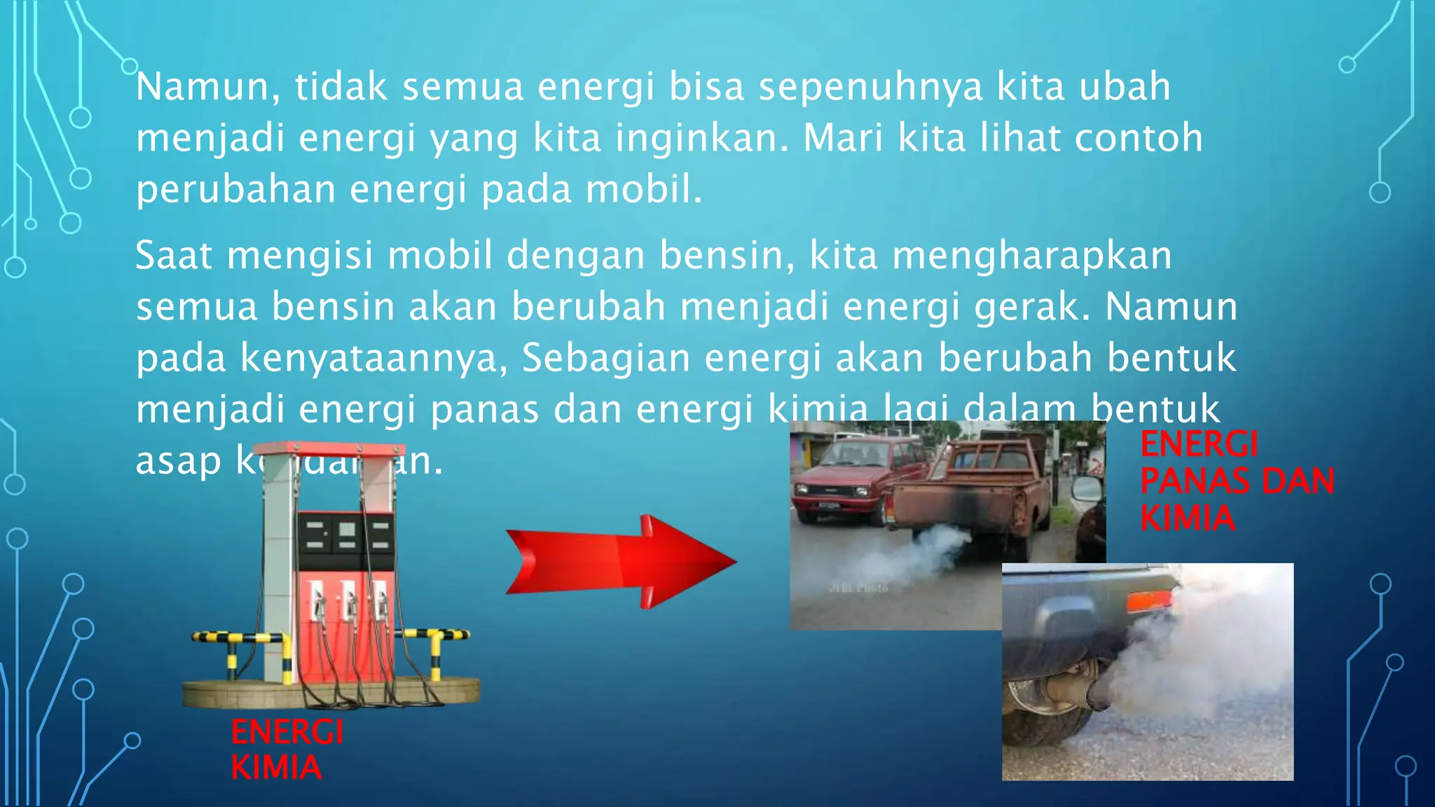 tranformasi energi atau perubahan energi | PPT