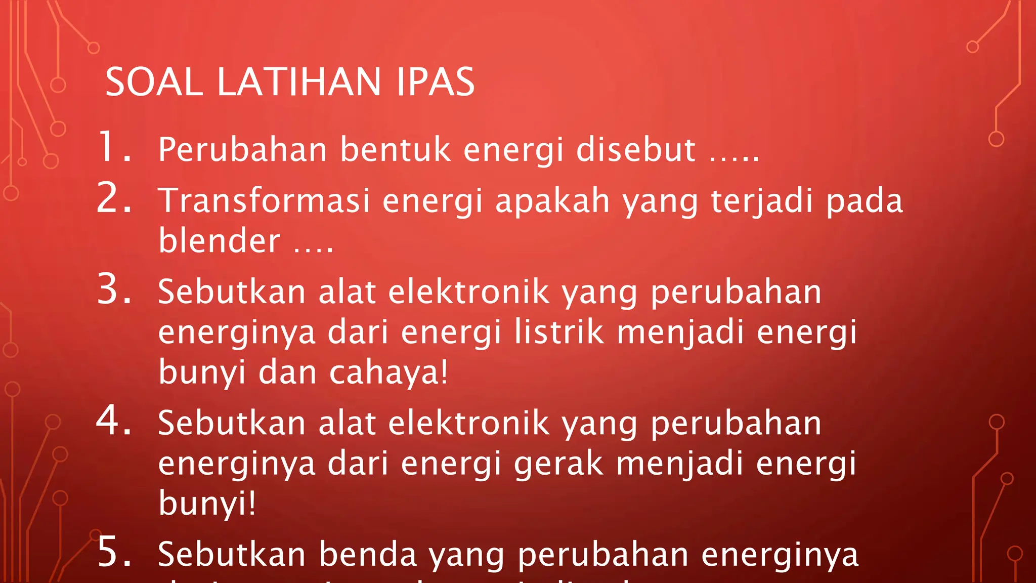 tranformasi energi atau perubahan energi | PPTX