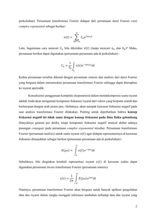 Transformasi Fourier dan Aplikasinya.pdf