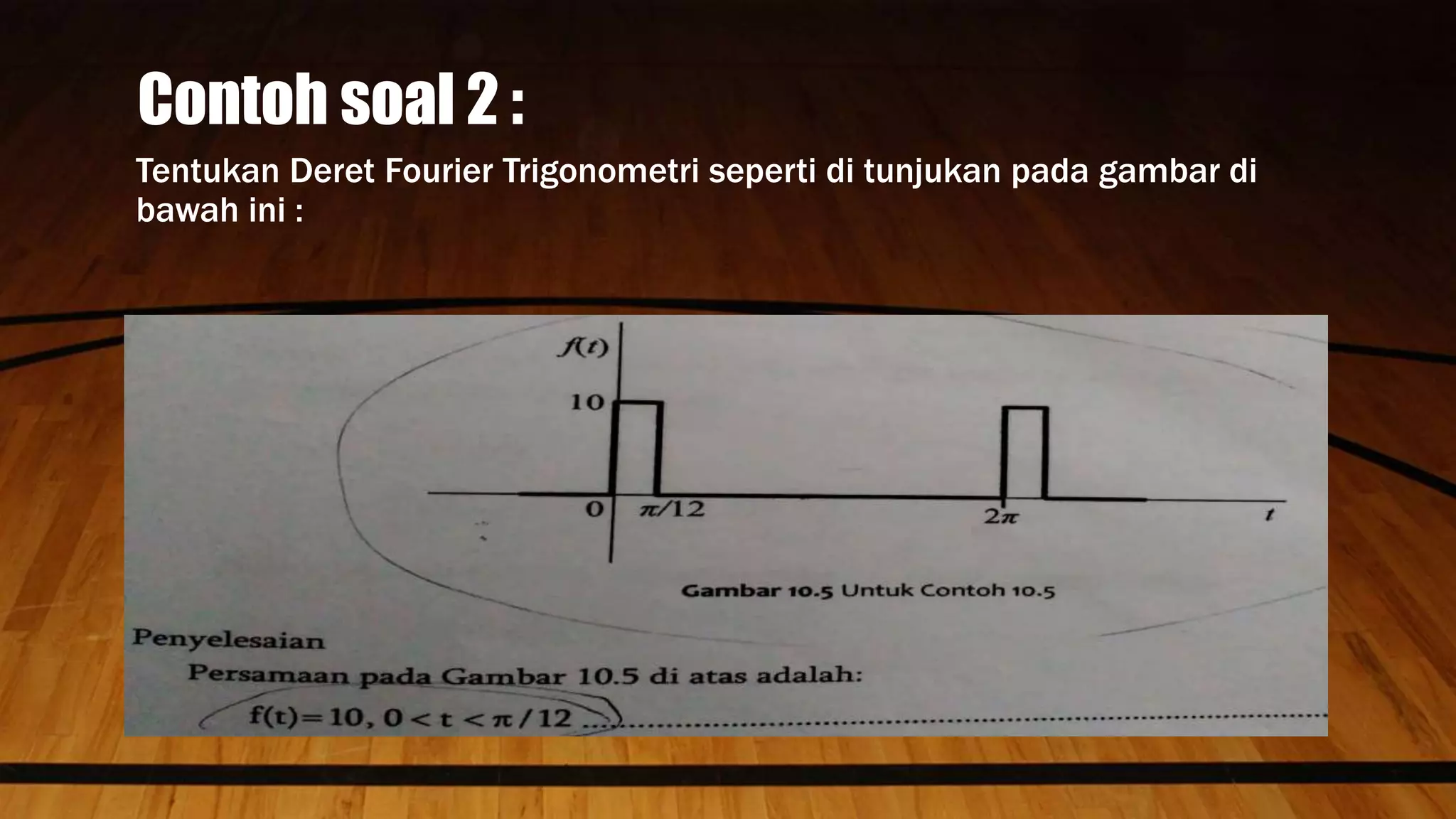 Transformasi fourier Trigonometri dan fungsi genap ganjil | PPTX