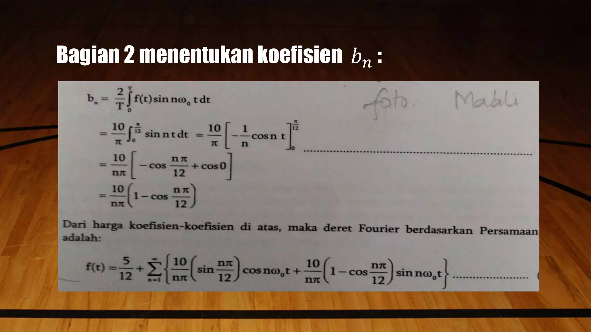 Transformasi fourier Trigonometri dan fungsi genap ganjil | PPTX