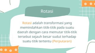 Transformasi Fungsi kelas 12 kurikulum merdeka | PPTX