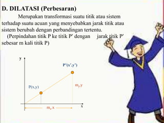 Transformasi geometri smk | PPTX