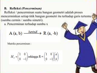 Transformasi geometri smk | PPTX