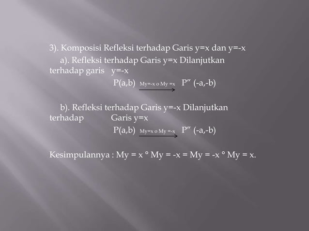 Transformasi geometri | PPTX