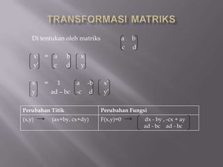 Transformasi geometri | PPTX