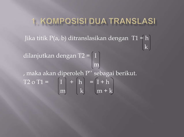 Transformasi geometri | PPTX