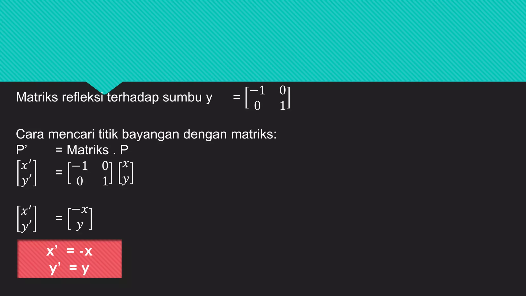 Transformasi geometri | PPTX