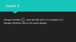 Transformasi geometri | PPTX