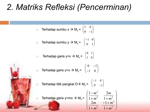 Transformasi geometri MATEMATIKA KELAS 12 SMA lengkap dengan contoh soal dan pembahasannya | PPTX