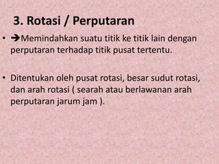 TRANSFORMASI GEOMETRI | PPTX