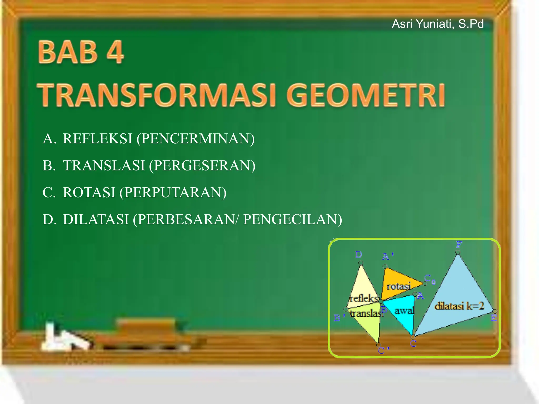 Materi Matematika Transformasi Geometri .pptx