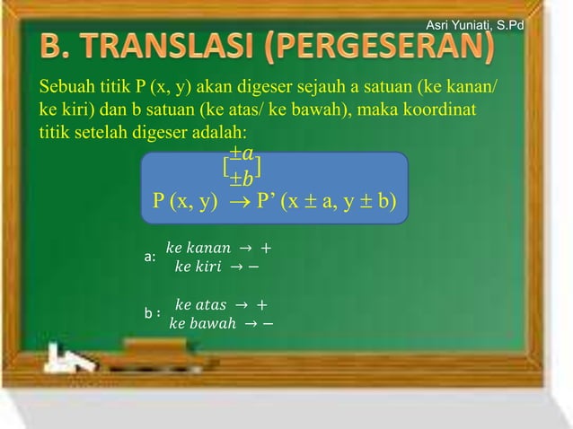 Materi Matematika Transformasi Geometri Pptx