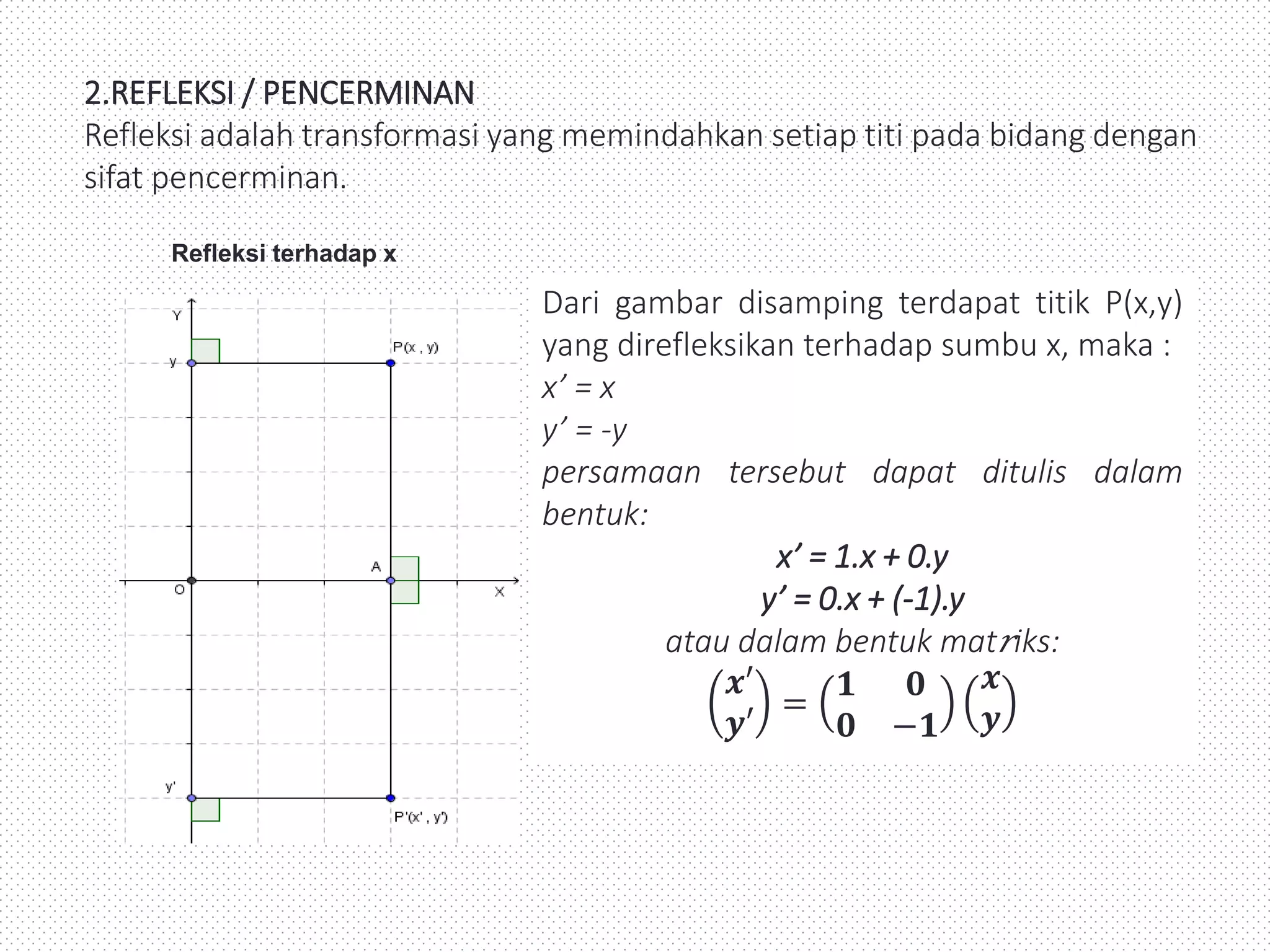 TRANSFORMASI GEOMETRI | PPTX