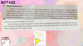 TRANSFORMASI GEOMETRI ROTASI DST MATEMATIKA SMP IX.pptx