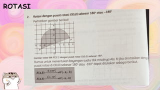 TRANSFORMASI GEOMETRI ROTASI DST MATEMATIKA SMP IX.pptx