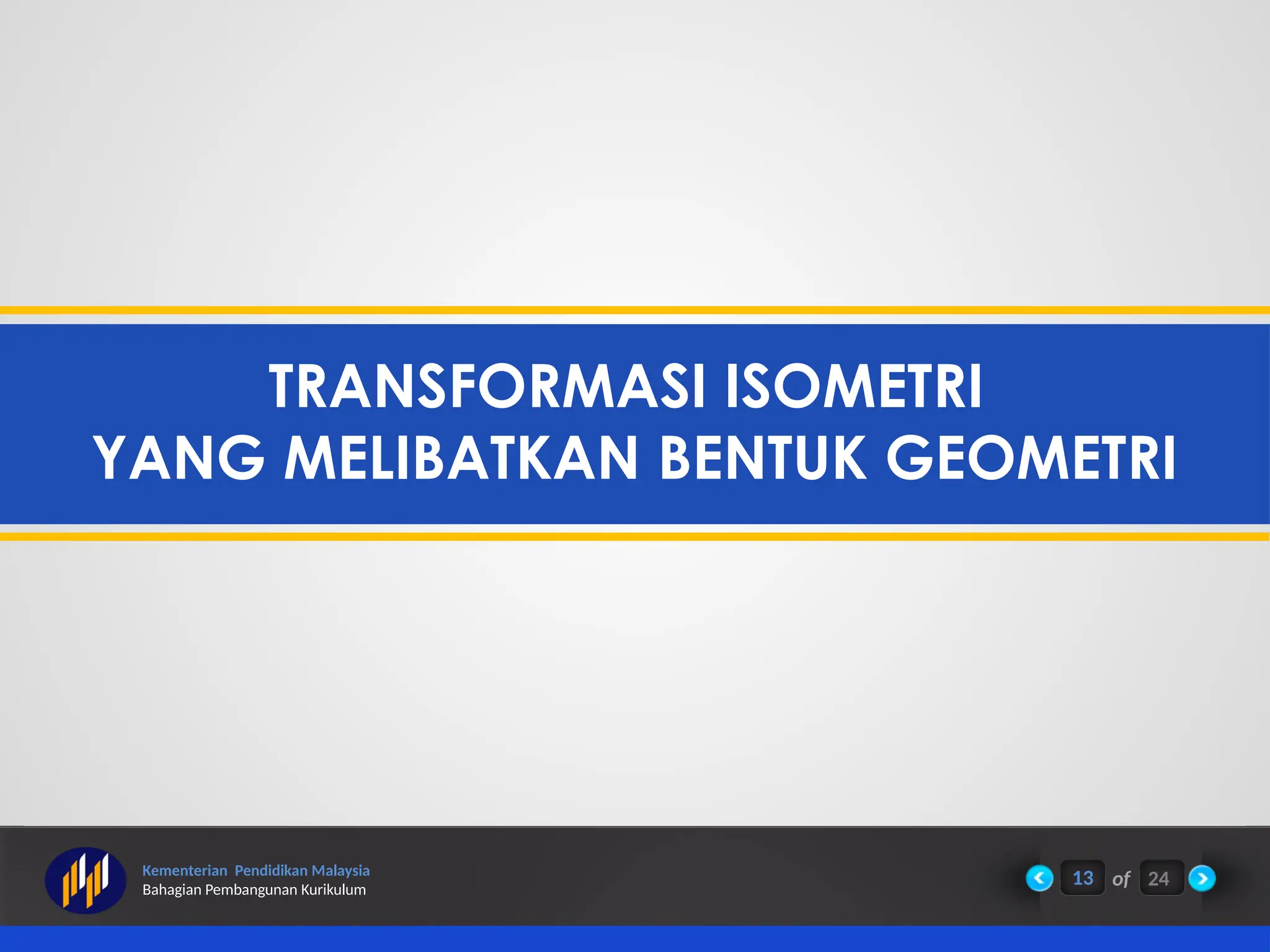TRANSFORMASI ISOMETRI MATEMATIK TINGKATAN 2 | PPTX