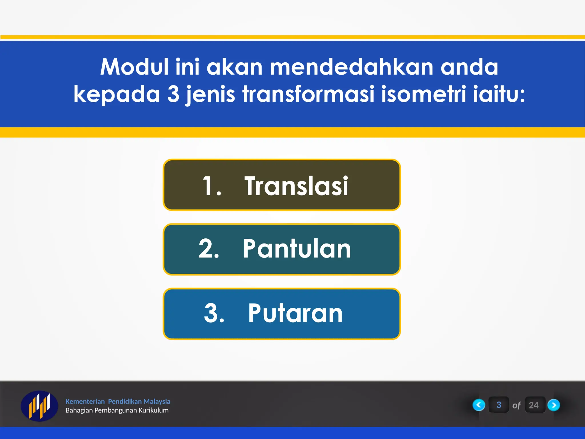 TRANSFORMASI ISOMETRI MATEMATIK TINGKATAN 2 | PPTX