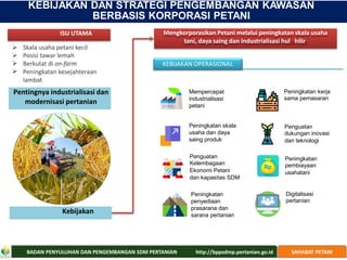 TRANSFORMASI KELEMBAGAAN PETANI MENUJU KORPORASI PETANI | PDF