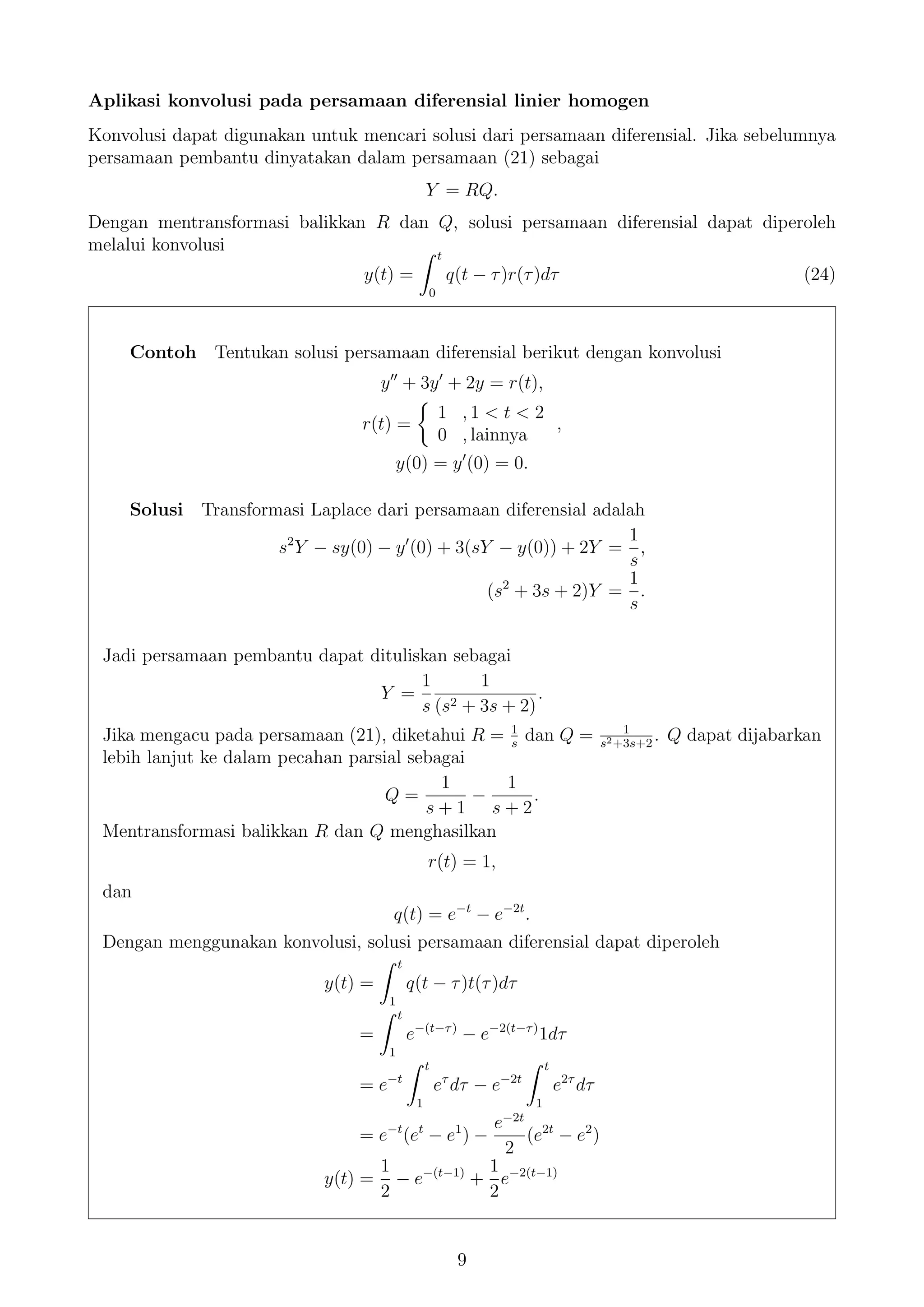 Transformasi laplace | PDF