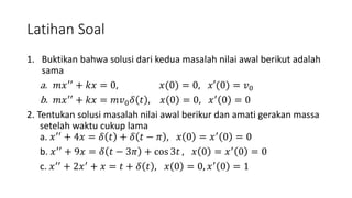 Transformasi laplace (bag. kedua) | PPTX