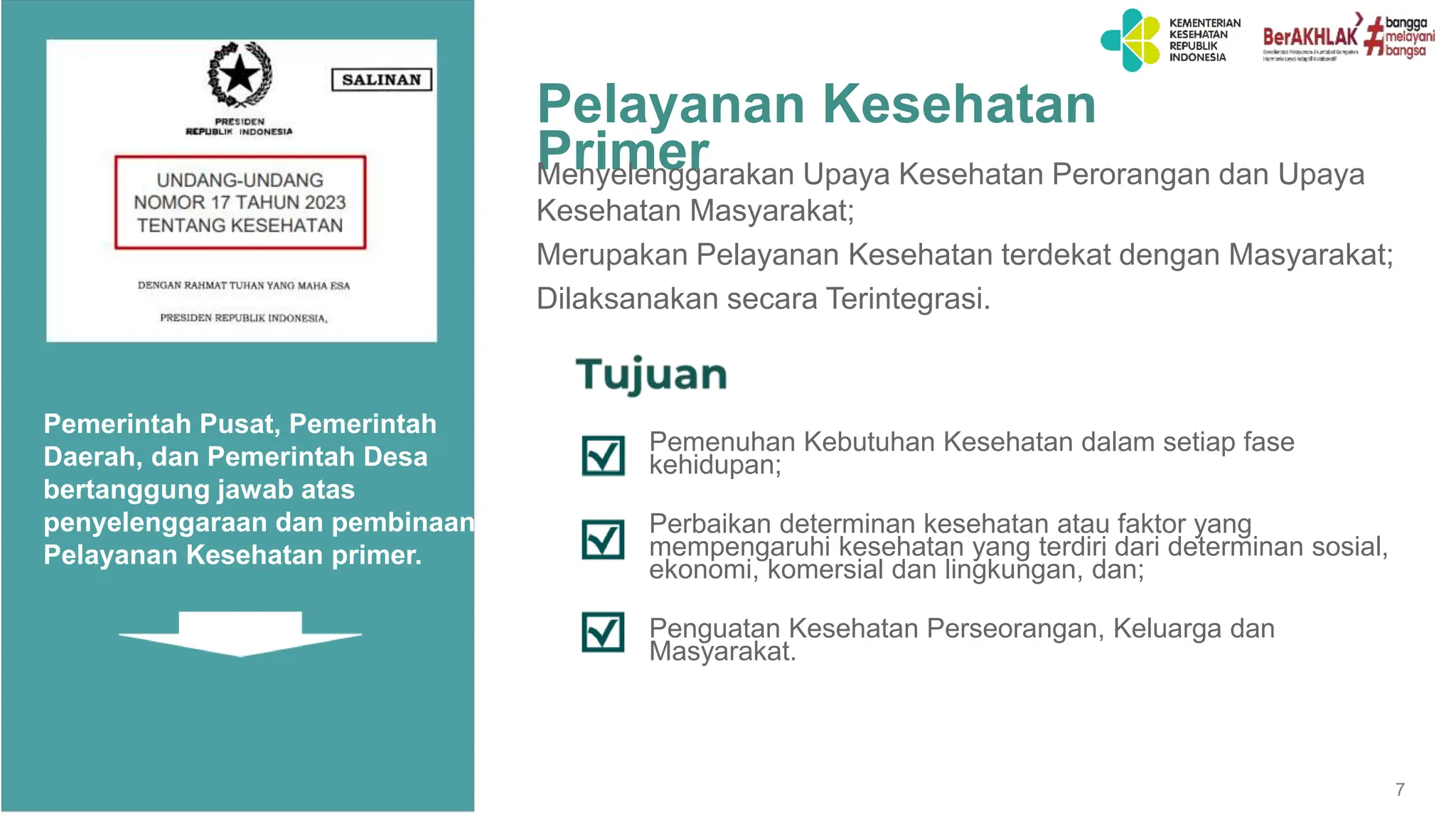 Transformasi layanan Primer dan SDM Kesehatan | PPTX