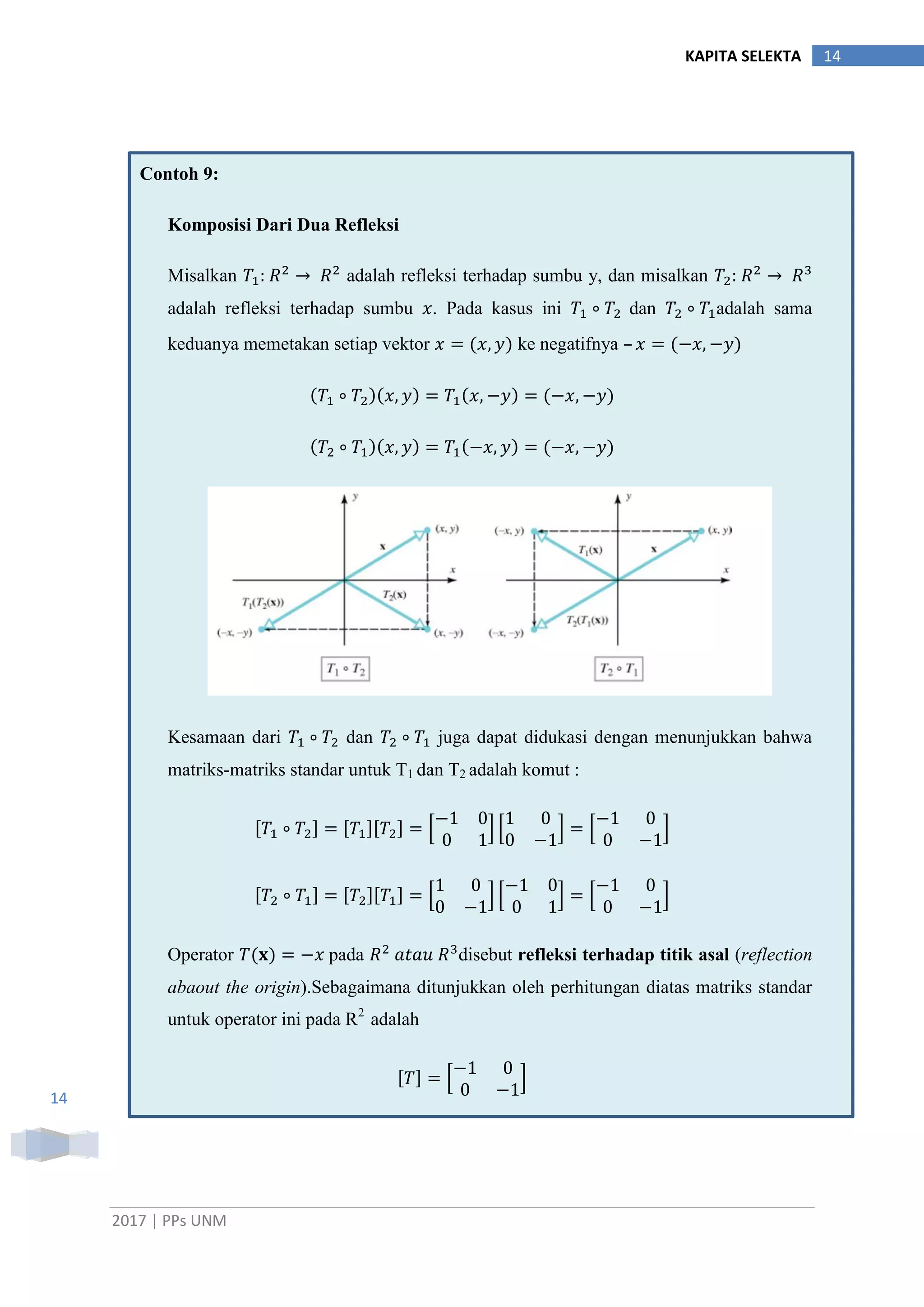 Transformasi linear | PDF