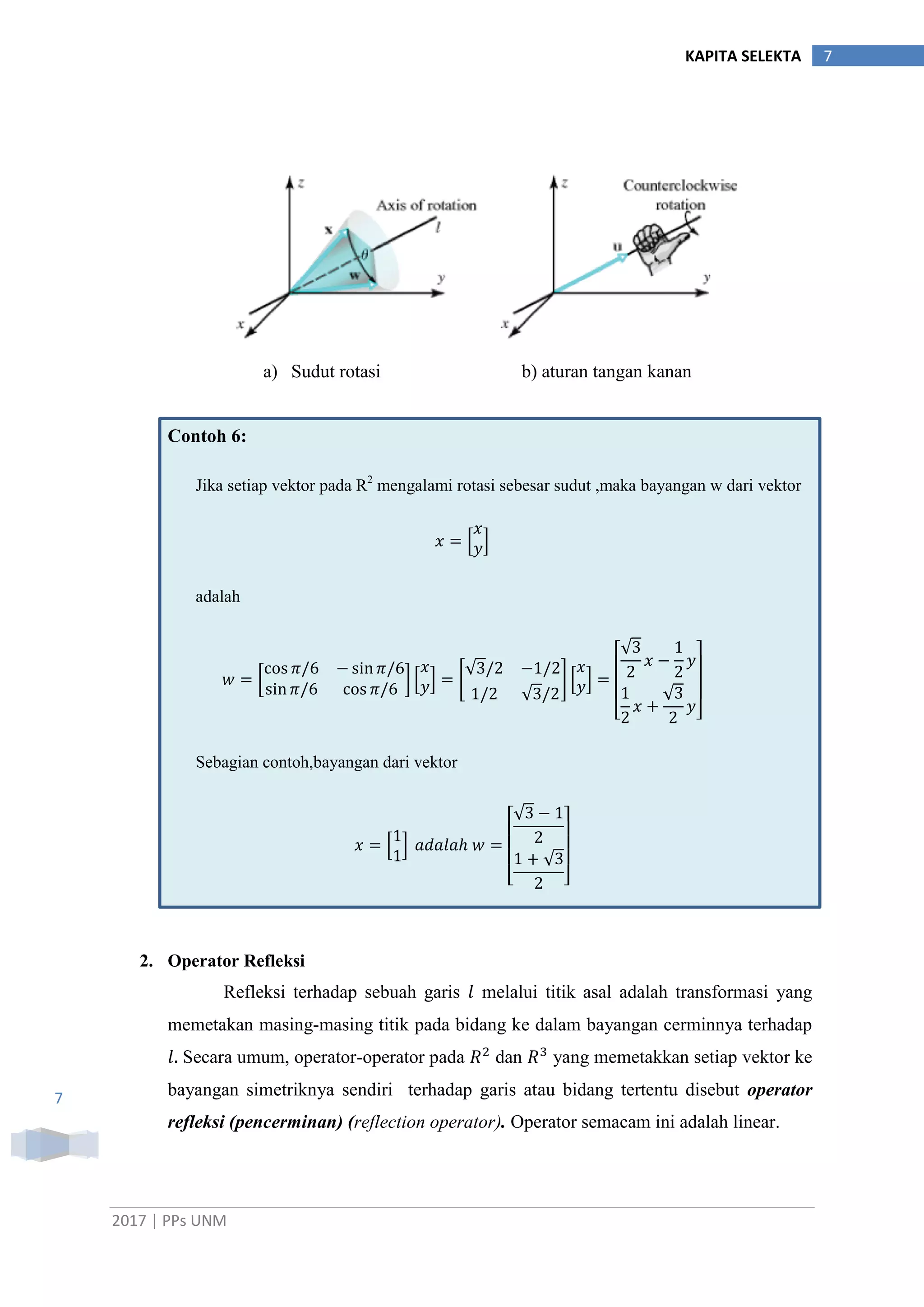 Transformasi linear | PDF