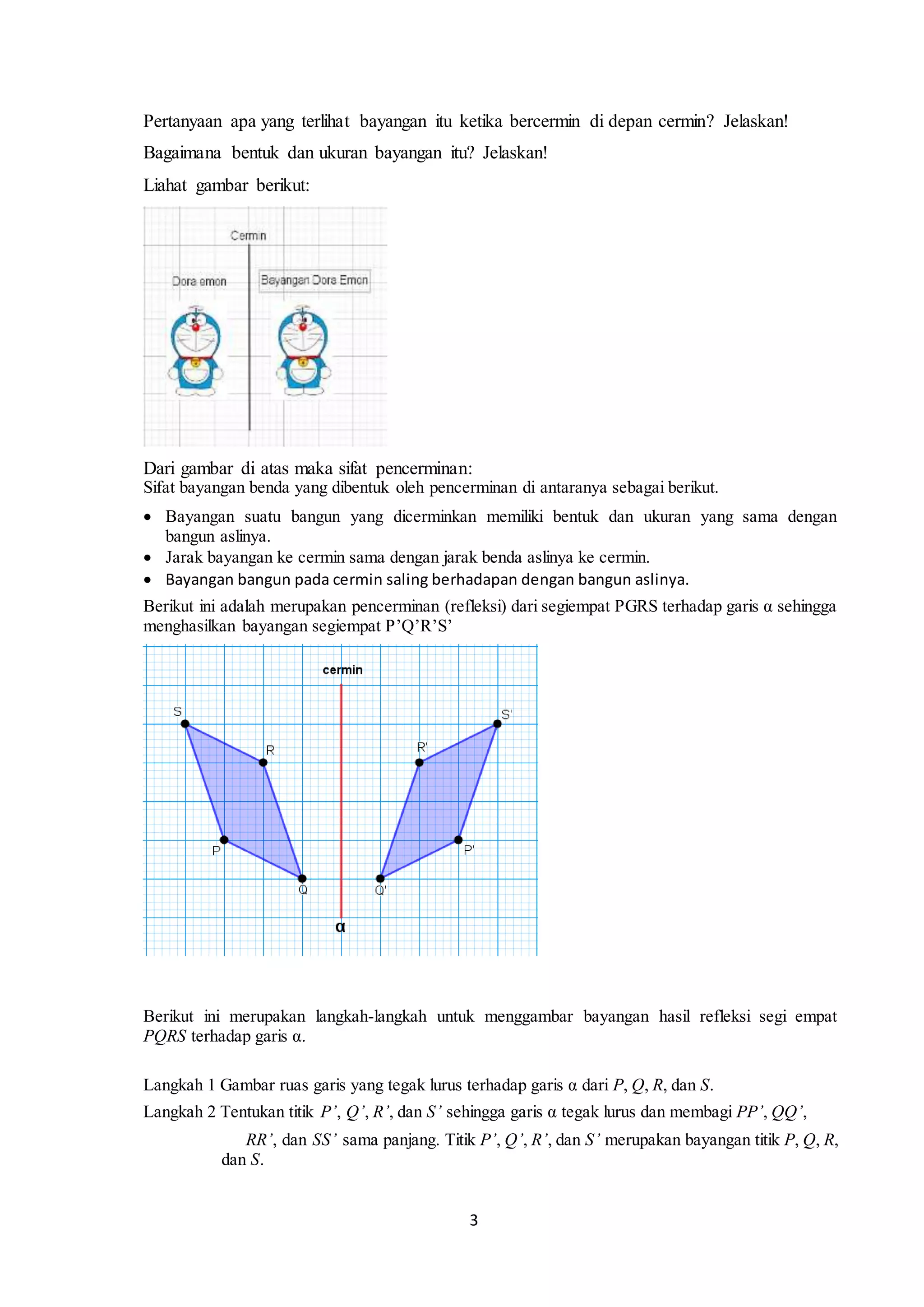 Transformasi (Pencerminan) | PDF