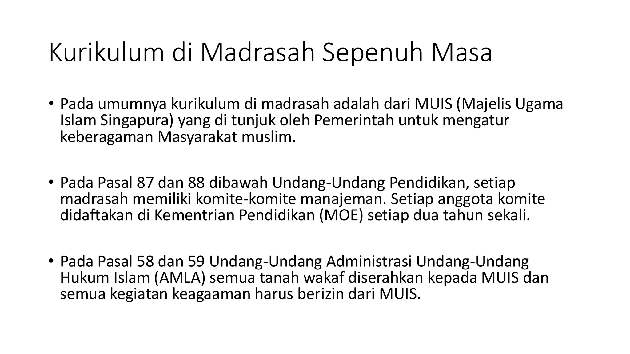 Transformasi Pendidikan Islam di Singapura | PDF