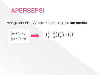 transformasi geometri ;refleksi (pencerminan) | PPTX