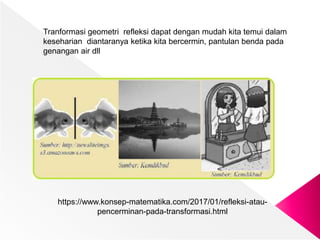 transformasi geometri ;refleksi (pencerminan) | PPTX