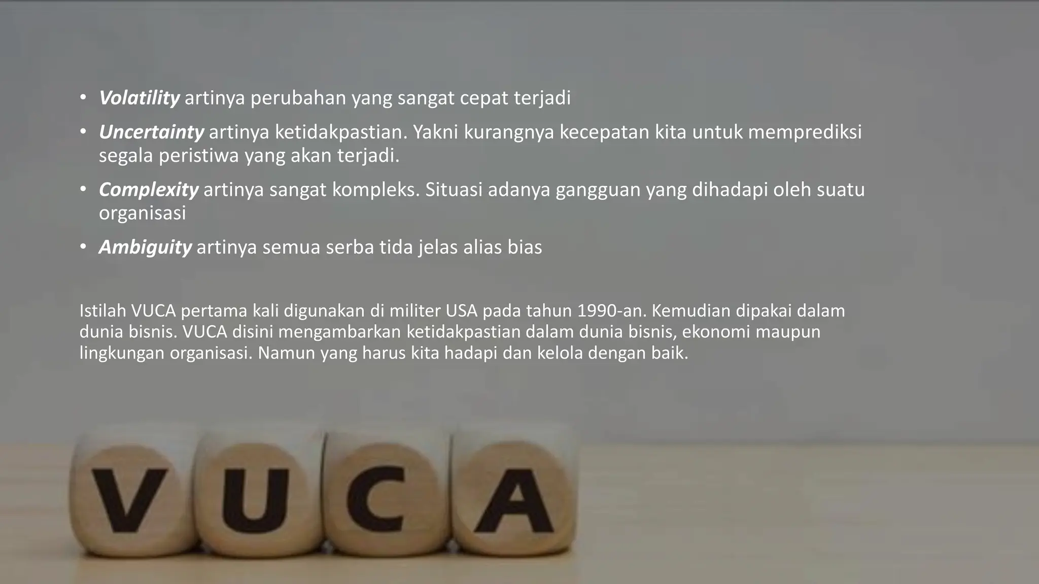 Transformasi menuju SDM Unggul dalam Era VUCA | PDF
