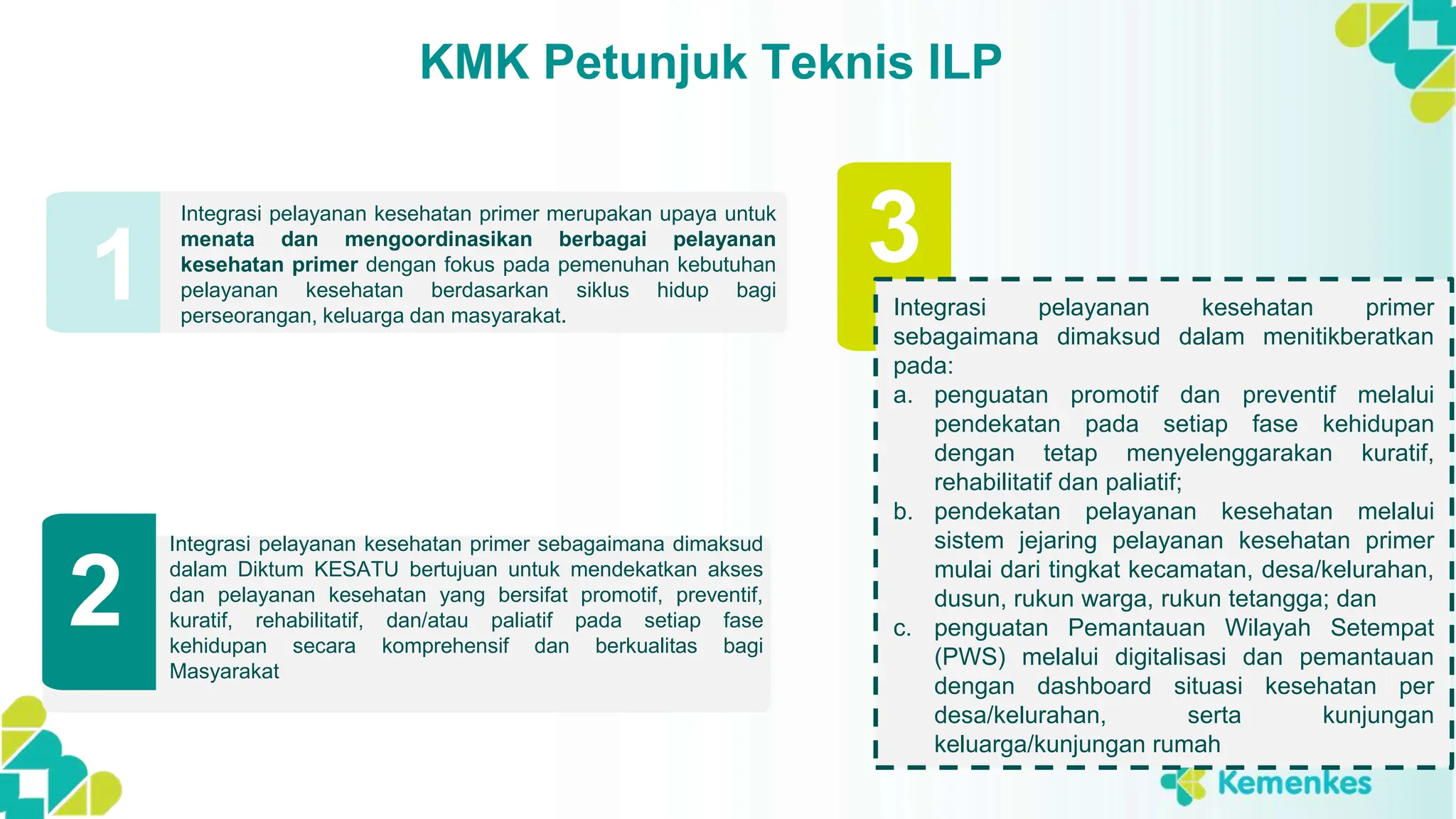 Transformasi Sistem Kesehatan dan Kebijakan Integrasi Pelayanan ...