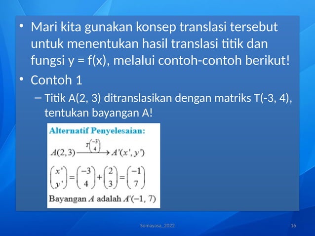 Transformasi SMK.pptx materi untuk matematika | PPT