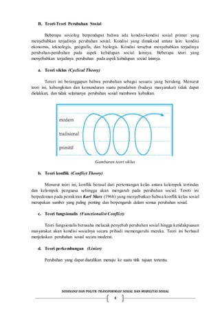 Transformasi Sosial dan Mobilitas Sosial | DOCX